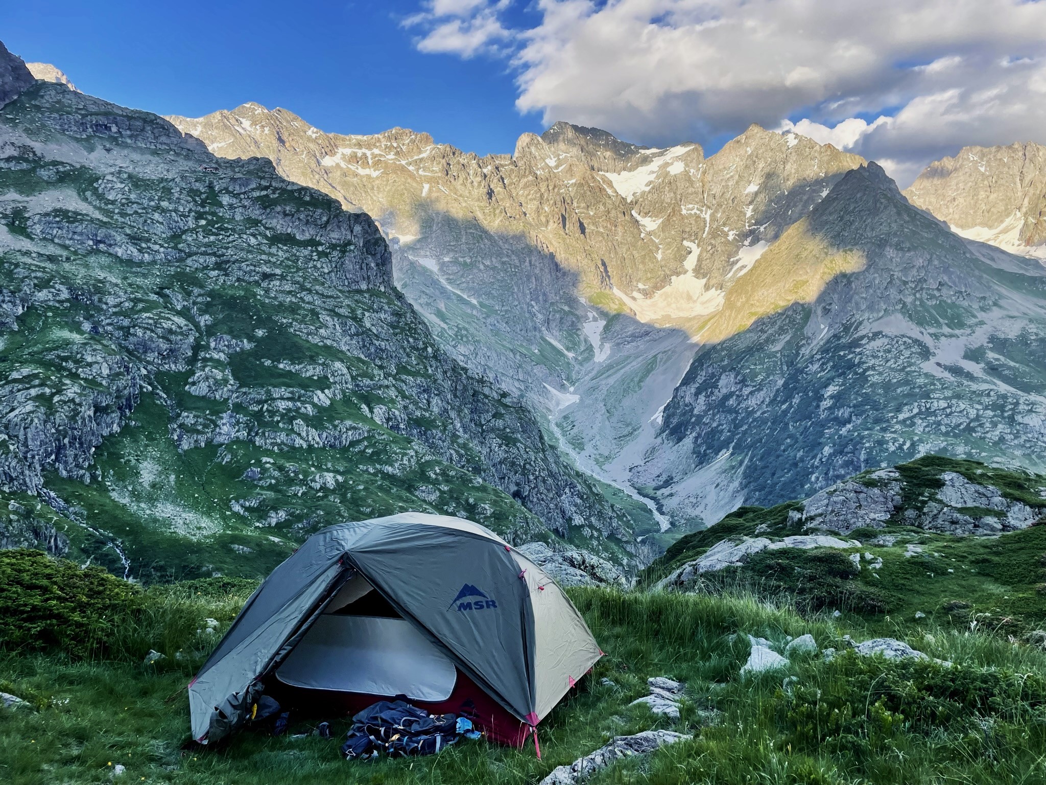 2 jours de randonnée-bivouac dans les Écrins au lac Bleu